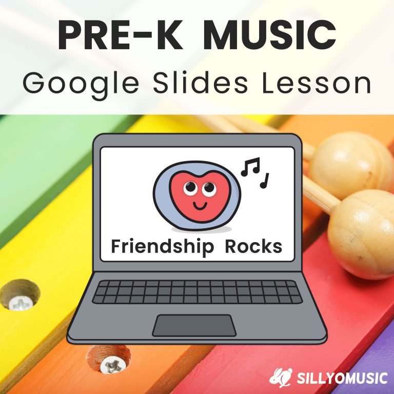 Pre-K Music Lesson 1 - Google Slides - First Week of School ...