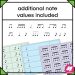 Big Beat Chart Poster and Manipulatives for Music Class - letter & A4 ...