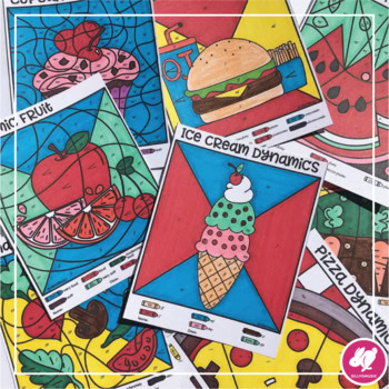 Color by Dynamics Music Coloring Pages - Dynamics Music Worksheets ...