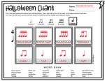 Halloween Music Class Worksheets and Activities - Music Sub Plans ...