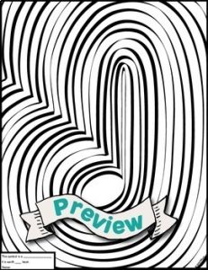 Music Coloring Sheets - Music Symbol Coloring Pages for Sub Plans or ...