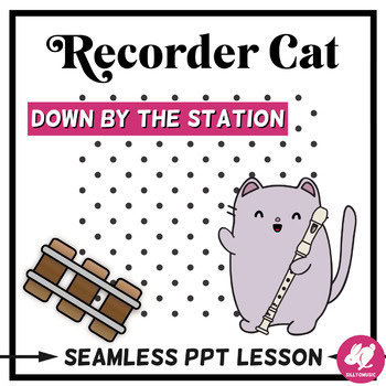 Down by the Station Recorder Music Lesson with MP3s - SillyOMusic