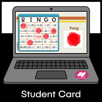 Music Bingo RHYTHM BUNDLE - GOOGLE SLIDES and PDF - Music Classroom ...