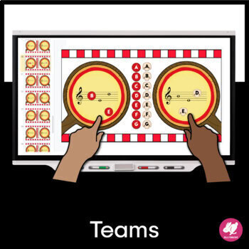 Treble Clef Pizza Chef - GOOGLE SLIDES Note Naming Game for Music Class ...