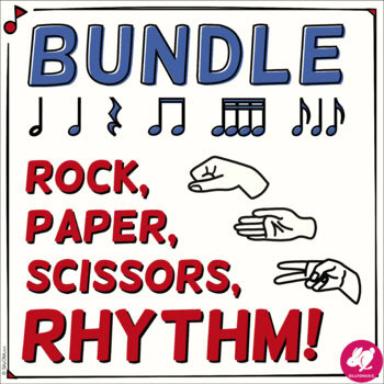 Rock, Paper, Scissors, RHYTHM! Standard Notation Music Class Rhythm ...