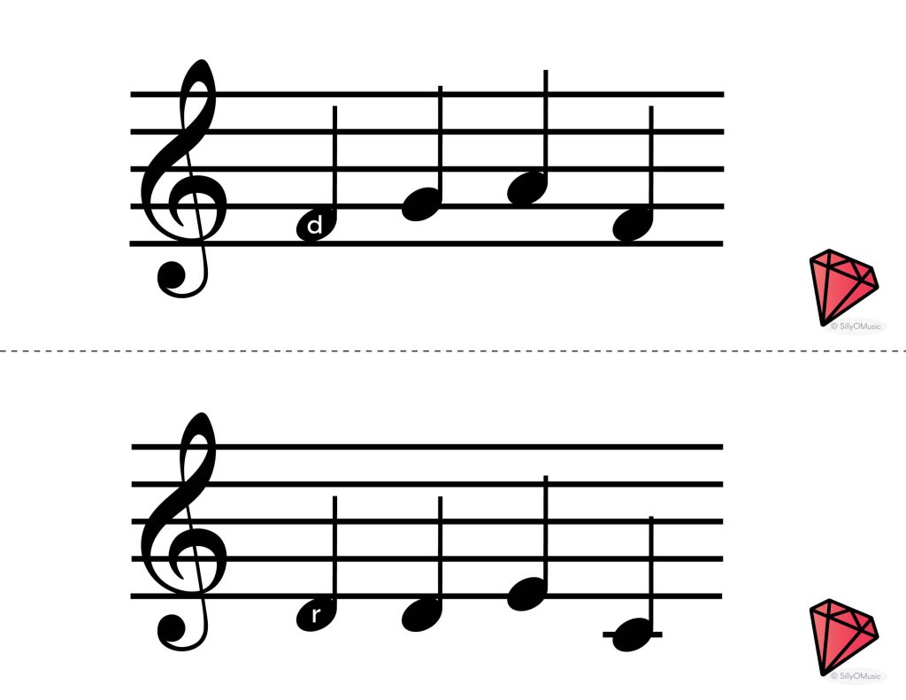 Solfege Flashcards Bundle and Game Ideas - Gem Themed or Plain - sm ...