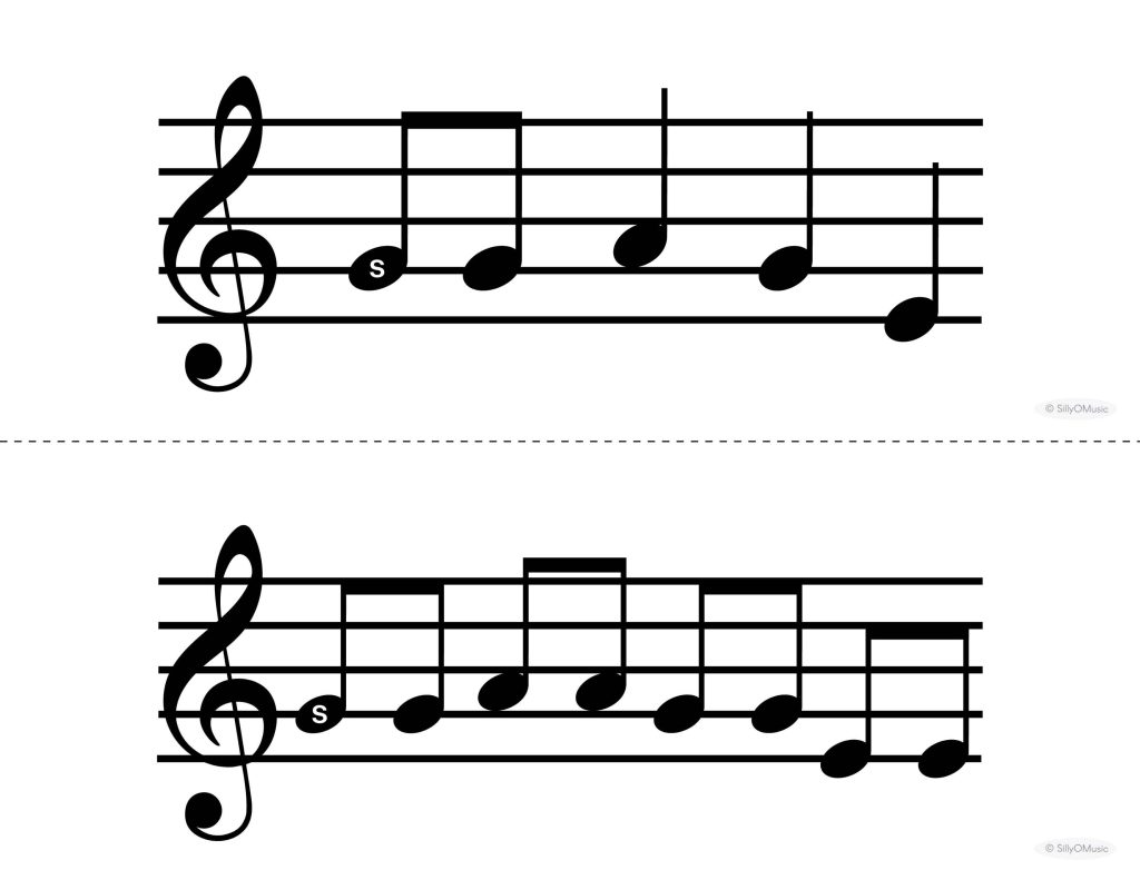 Sol Mi La Solfege Flashcards with Ideas for Games - Gem Themed or Plain ...