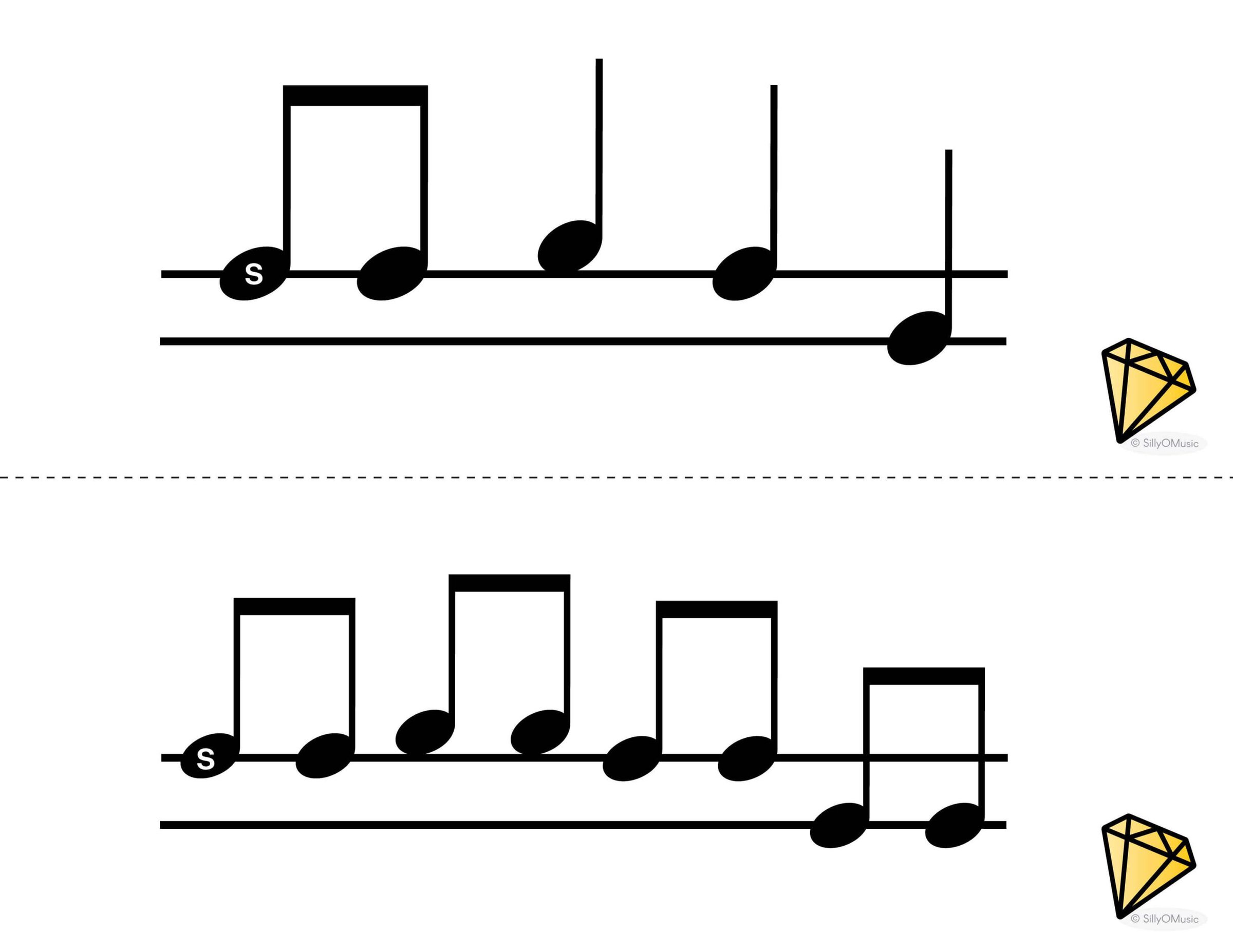 Solfege Flashcards Bundle and Game Ideas - Gem Themed or Plain - sm ...
